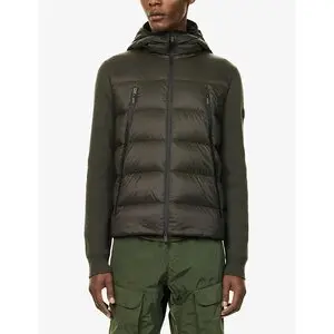 Moncler Padded Bodice Hooded Jacket