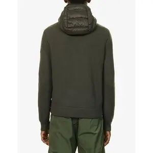 Moncler Padded Bodice Hooded Jacket