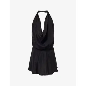 Dissh Adele Cowl Neck Halterneck Top