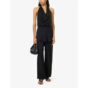 Dissh Adele Cowl Neck Halterneck Top