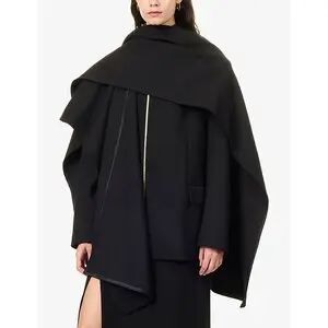 DARKPARK Robin Detachable Cape Wool Blazer Jacket