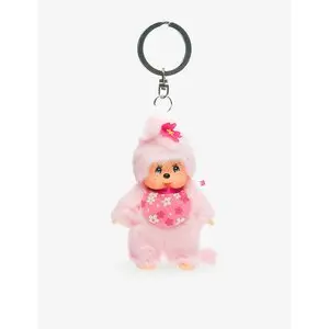 MONCHHICHI Cherry Blossom Soft Keychain 10cm