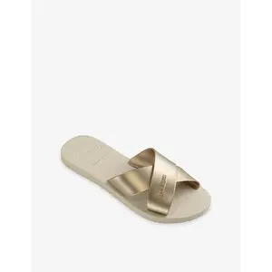 Havaianas Aqua Cross-strap Rubber Flip Flops