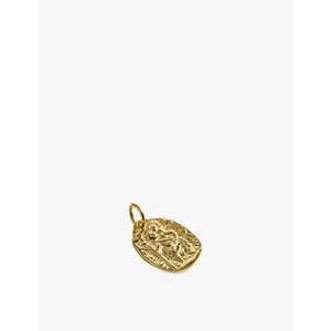 Monica Vinader St Christopher 18ct Yellow- Vermeil Pendant
