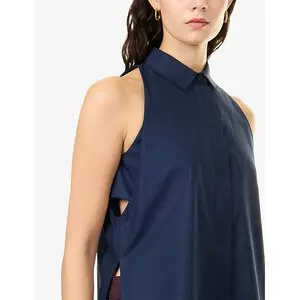 DARKPARK Vanessa Button Sleeveless Cotton Shirt