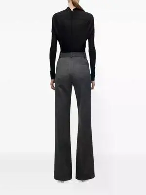 Victoria Beckham Patch-pocket Wide-leg Trousers