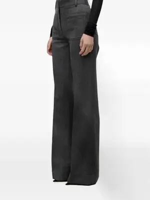 Victoria Beckham Patch-pocket Wide-leg Trousers