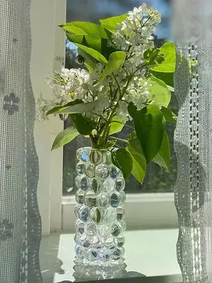 SKOGSBERG&SMART Mini Hurricane Boule Hobnail Vase