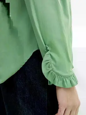 MOS MOSH Ruffled-cuff Shirt