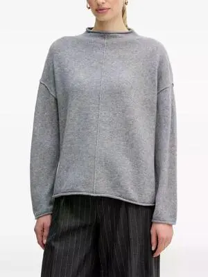 OUI Drop-shoulder Sweater - Grey