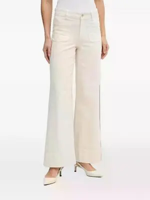 OUI Wide Leg Front Pocket Jeans
