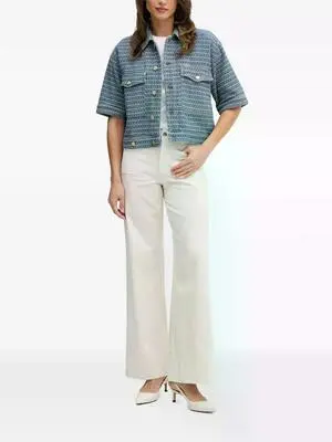 OUI Wide Leg Front Pocket Jeans