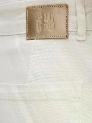 OUI Wide Leg Front Pocket Jeans