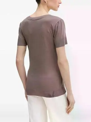 MOS MOSH Mmsink V-neck Short-sleeve T-shirt