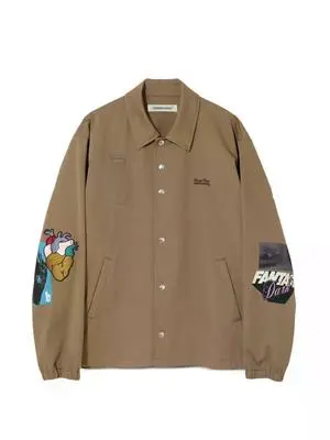 Undercover Graphic-print Patch-detail Jacket - Neutrals