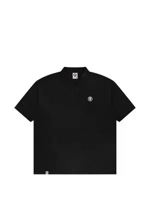 AAPE BY *A BATHING APE Aapenow Moonface Logo-patch Polo Shirt