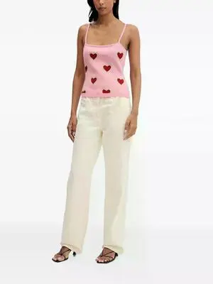 NEVER FULLY DRESSED Heart-motif String Top