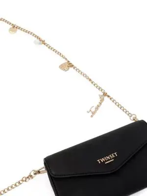 TWINSET Charm-embellished Envelope Clutch Bag