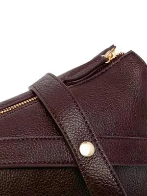 TWINSET Grained Faux-leather Shoulder Bag