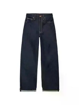 Nudie Jeans Clean Eileen High-waist Wide-leg Jeans - Blue