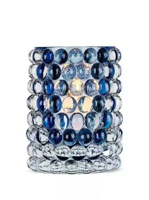 SKOGSBERG&SMART Large Hurricane Boule Hand-blown Vase - Blue
