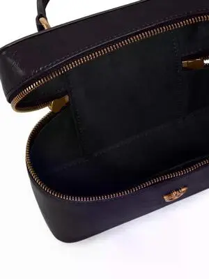 Pinko Small Crossbody Bag In Glossy Leather