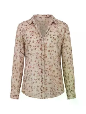 MORGHY Floral-print Long-sleeve Shirt