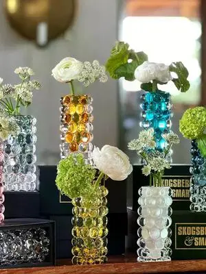SKOGSBERG&SMART Mini Hurricane Boule Hobnail Vase
