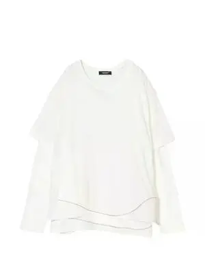 Undercover Zip-detail Layered T-shirt