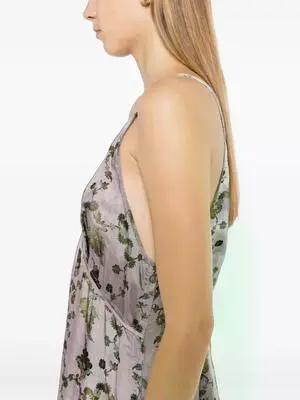 R13 Grunge Floral Slip Dress