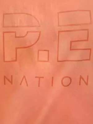 P.E Nation Embossed Logo Cotton T-shirt