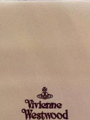 VIVIENNE WESTWOOD Logo-embroidered Fringed Scarf