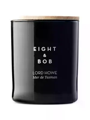 EIGHT & BOB Lord Howe Mer De Tasman Scented Candle And Holder Set - Black