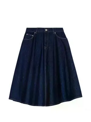 Maje A-line Midi Skirt