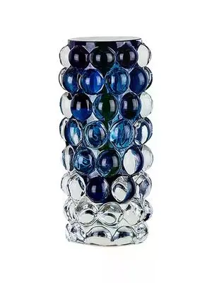 SKOGSBERG&SMART Mini Hurricane Boule Hobnail-effect Vase - Blue