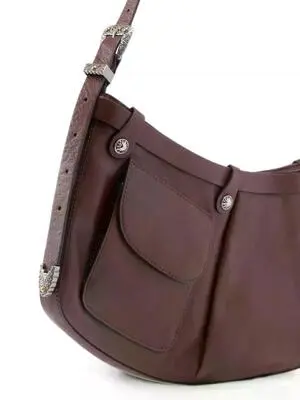 Pinko Engraved-buckle Pocket Shoulder Bag