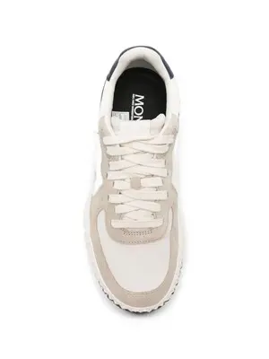 Moncler City Trek Lace-up Low Top Sneakers - White