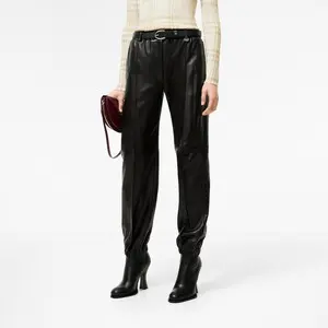 Burberry Leather Jogging Pants