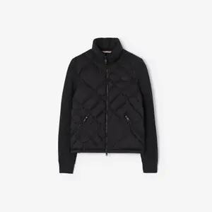 Burberry Nylon Dunsbury Puffer Jacket - Black