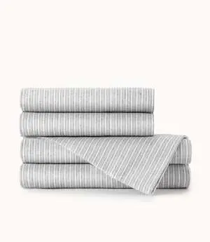 PEACOCK ALLEY Egyptian Flannel Sheet Set - Stripe
