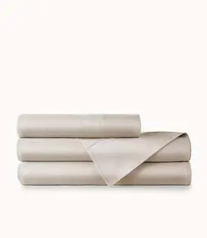 PEACOCK ALLEY Essential Sateen Sheet Set - Fog