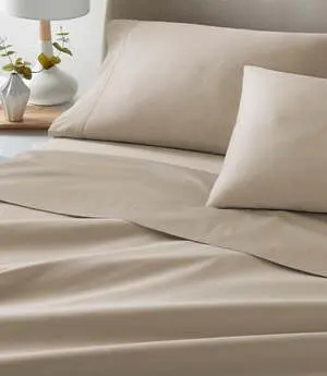 PEACOCK ALLEY Essential Sateen Sheet Set - White