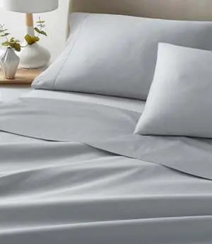 PEACOCK ALLEY Essential Sateen Sheet Set - White