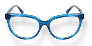 Max & Co. Mo5125 Oval Acetate Eyeglasses - Blue/other