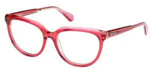 Max & Co. Mo5125 Oval Acetate Eyeglasses - Red/other