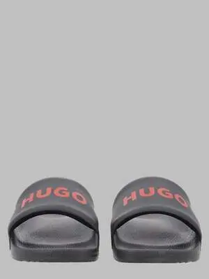 Hugo Logo Slide Sandals