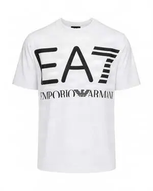 EA7 S Graphic Logo T-shirt - White