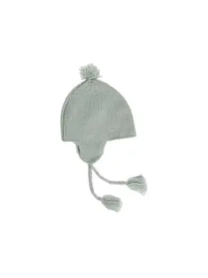 Bonpoint Mini Wool Beanie Hat - Blue
