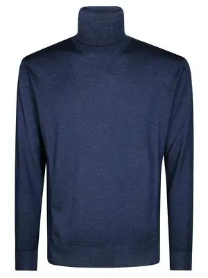 Altea Merino Wool Dolce Vita Turtleneck Sweater - Blu
