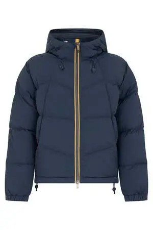 K-WAY Fancy Nylon Down Jacket - Blue Depth